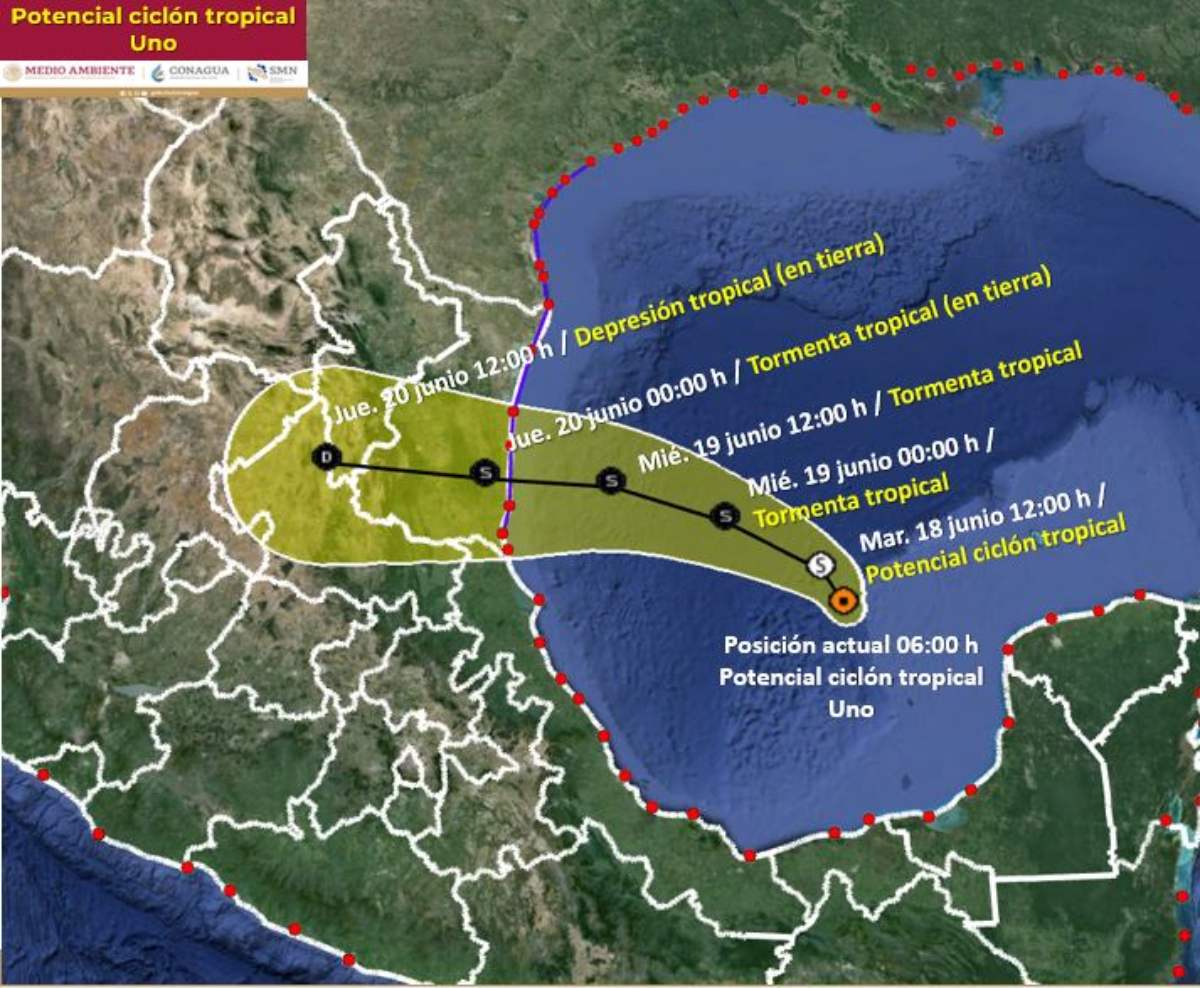 Cinco Estados en alerta por entrada de primer ciclón tropical en el ...